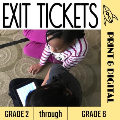 Library Exit Tickets Grades 2-6 : vr2ltch