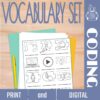 Coding Vocabulary Worksheets : vr2ltch