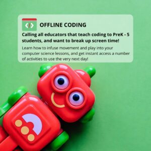 Offline Coding Activities That Keep Kids Moving : vr2ltch